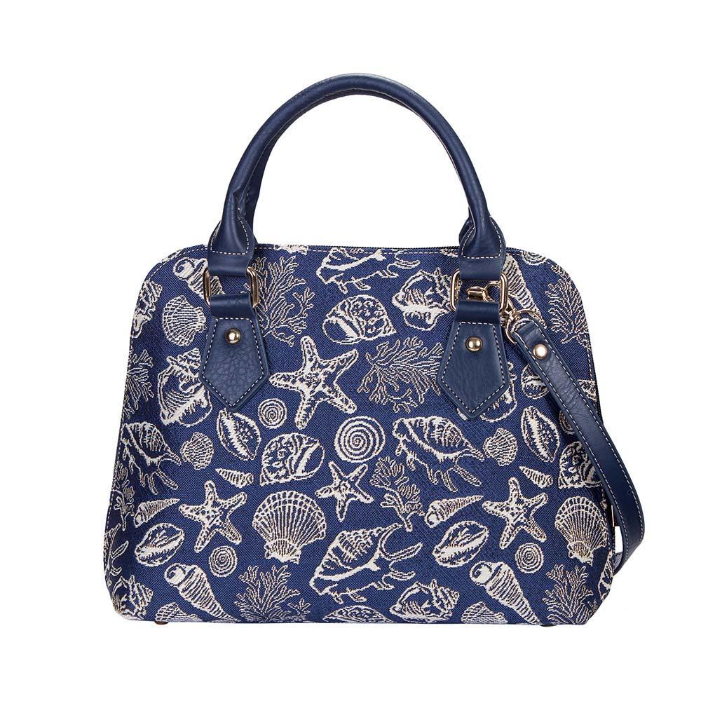 Sea Shell Convertible Top Handle Purse Bag – Signare USA