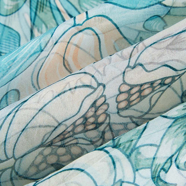 SC-SILK-WM-POME | 100% PURE SILK SCARF WILLIAM MORRIS POMEGRANATE & LI ...